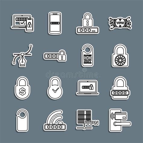 Set Line Digital Door Lock With Wireless Password Protection Safe Combination Wheel Bezier