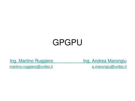 ppt gpgpu powerpoint presentation free download id 6406987