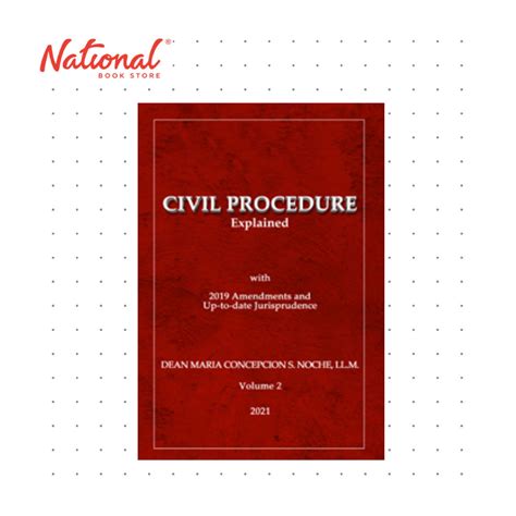 SPECIAL ORDER Civil Procedure Explained Vol 2 2021 By Dean Maria