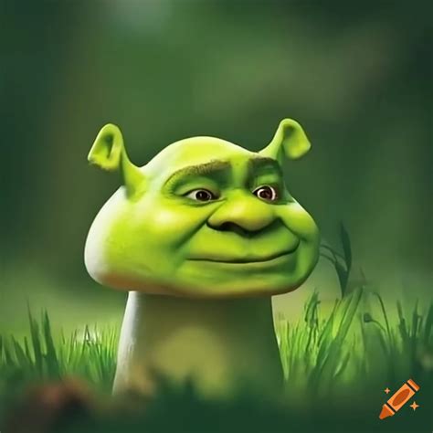 Green Mushroom With Shrek Ears On Craiyon