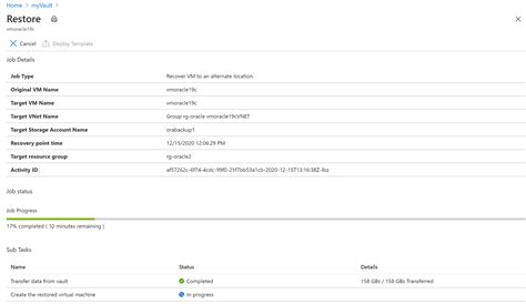 Een Back Up Maken Van Oracle Database Op Een Virtuele Azure Linux