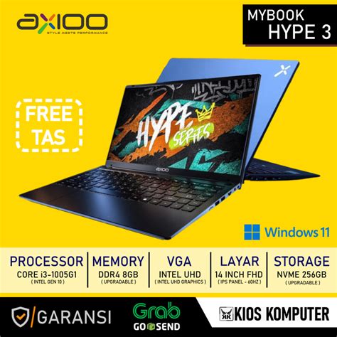 Jual AXIOO MYBOOK HYPE CORE I G GB GB FHD IPS WINDOWS Shopee Indonesia