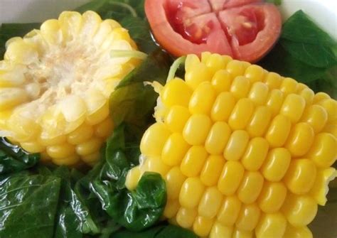 Resep Sayur Bayam Bening Jagung Oleh Dapur Si Nisa Cookpad