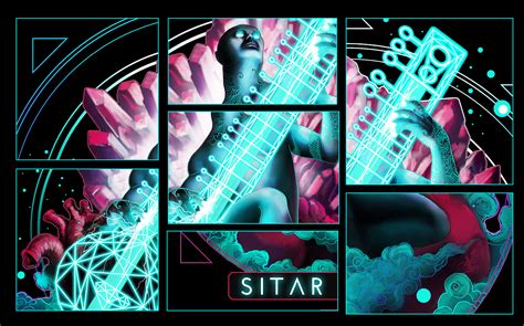Rishabh Seen Sitar Metal Project On Behance