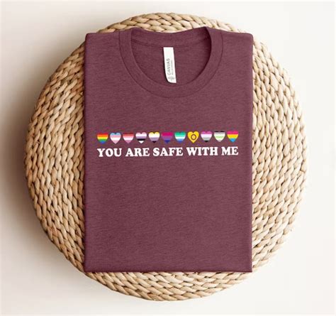 Wildflower Lgbt Pride Month Shirt Flower Gay Lesbian Etsy