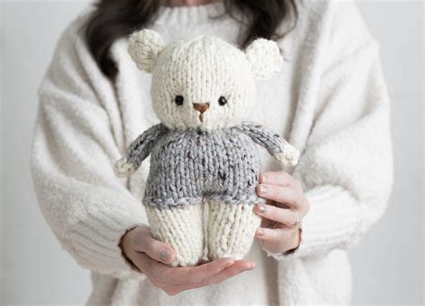 Easy Bear Knitting Pattern Mama In A Stitch