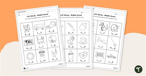 Free Short Vowel Worksheet Mixed Review Download Free Short Vowel