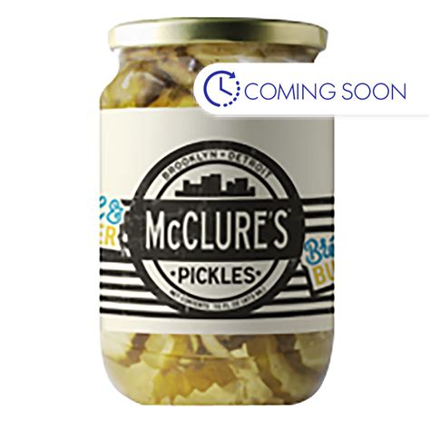 Mcclures Bread And Butter Slices 16oz Nassau Candy