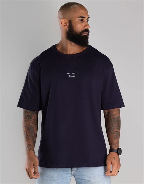 Camiseta Oversized Masculina Em Malha Estruturada Davy Jones Cor Preto Roupa Masculina
