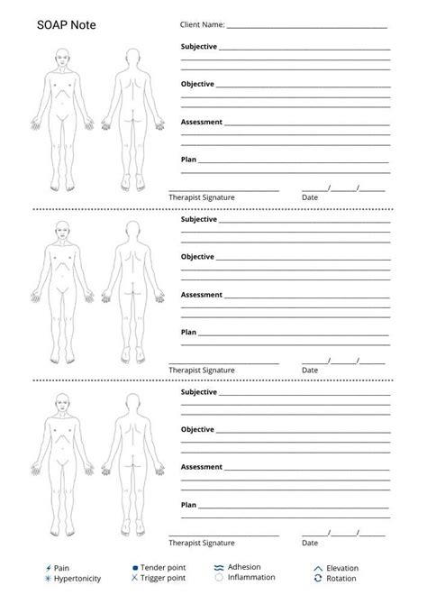 Massage Forms And Templates Free Pdf Downloads