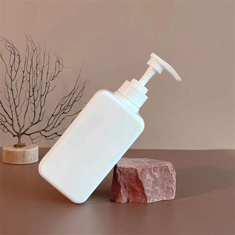 디스펜서기 에브리보틀 공병스퀘어 500ml 빈 로션 펌프 병 샴푸 비누 디스펜서 리필 가능 물 새로운 티몬