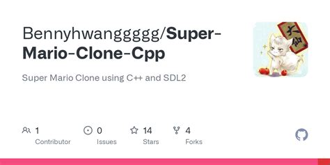 Github Bennyhwanggggg Super Mario Clone Cpp Super Mario Clone Using