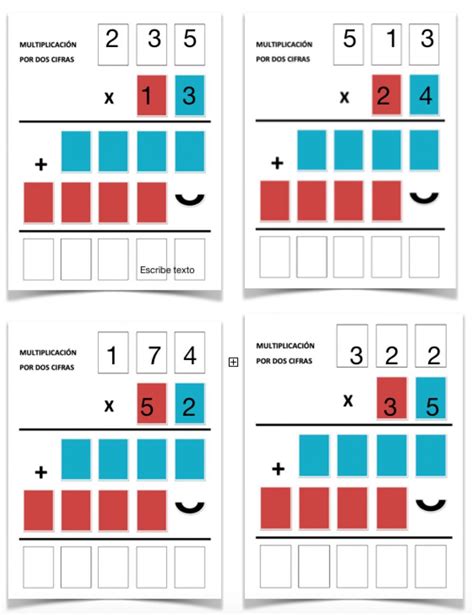 Como Hacer Multiplicaciones De Dos Cifras Tesama