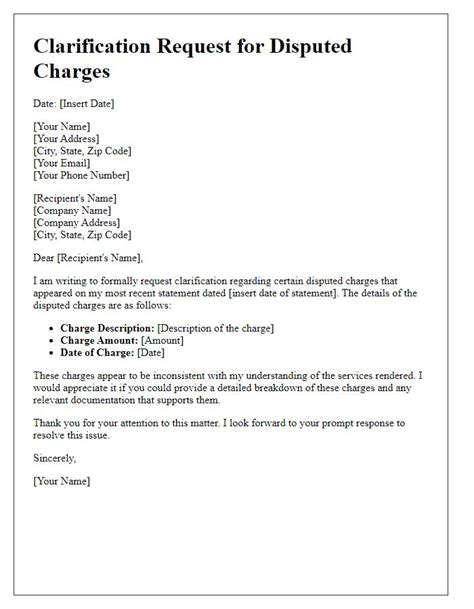 Letter Template For Incorrect Billing Issue Complaint Free Samples In Pdf Letterin
