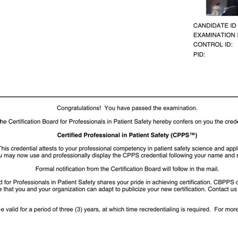 Happy To Share I Received My Cpps Certification This Week Nancy