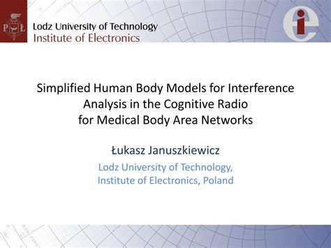 Pdf Simplified Human Body Models For Interference Analysis In
