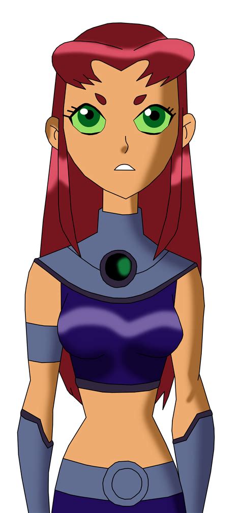 Starfire Cute Front View Modest By Captainedwardteague On Deviantart