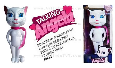 Talking Angela Konuşan Oyuncak Kedi Hediyelik Esya
