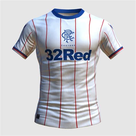 Castore X Rangers Away Kit Concept 23 24 FIFA 23 Kit Creator Showcase