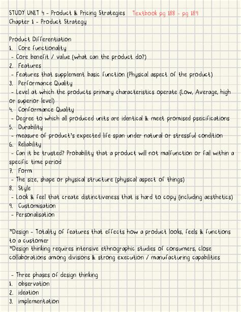 MKT Marketing Management Exam Notes SU MKT Studocu