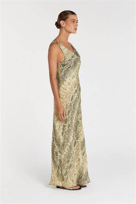 Emerson Cowl Neck Maxi Dress Dissh