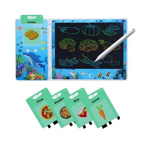 2 в 1 Lcd графичен таблет Vala® Ocean интерактивен образователен за изучаване на английски