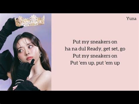 ITZY SNEAKERS Easy Lyrics YouTube