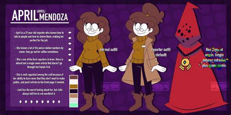 April Mendoza Spooky Month Oc By Hummingbeearts On Deviantart