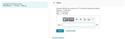 [solved] Consider The Following Reaction [ Mathrm{ch}