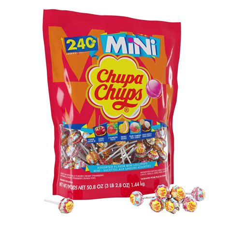 Chupa Chups Mini Lollipop Akf18 Assortment 5 Flavors Individually