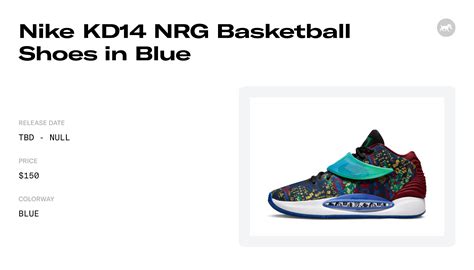 Nike Kd14 Nrg Basketball Shoes In Blue Dc9382 500 Release Info