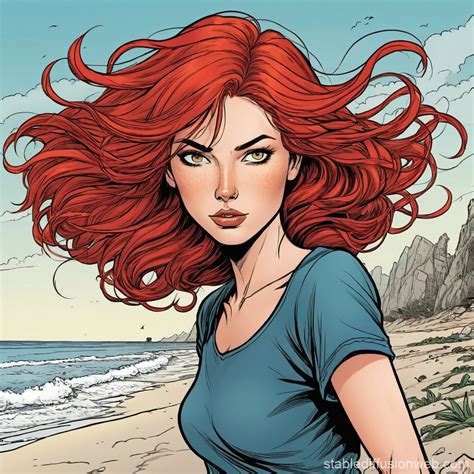 Nackte Frau Am Strand Stable Diffusion Online