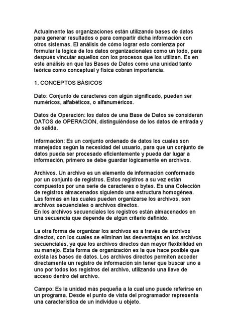 Fundamentos De Bases De Datos Pdf Sql Bases De Datos