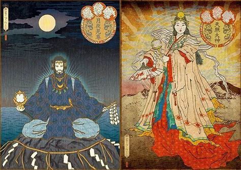 天皇始祖、神道教最高神明天照大神居然是女性？ 日本历史 日本 歴史 月光 星