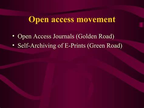 Availability Of Open Access Resources Through Maharashtra University