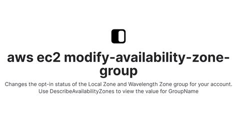 Aws Ec2 Modify Availability Zone Group Fig