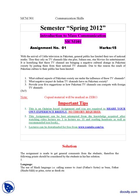 Cable Television In Pakistan Part 1 Mass Communication Assignment