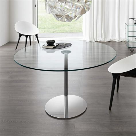 Glass Round Tables Dining Table Agerby D119 Glassoak Jysk