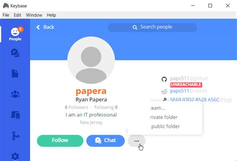 Visual Bug While Keybase App Window Is Small · Issue 12941 · Keybase