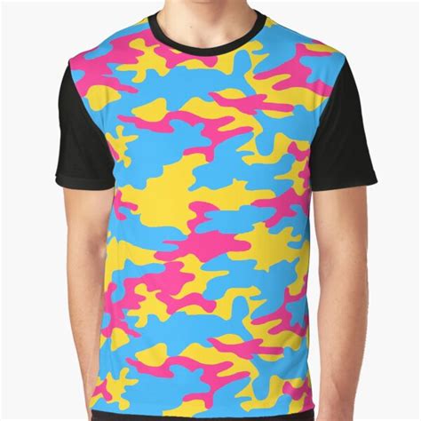 Pansexual Pride Camo Pan Pattern Graphic T Shirt For Sale By M L
