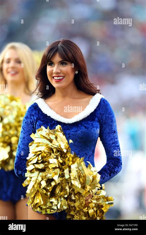 December 20 2015 San Diego Chargers Cheerleader In Action During The