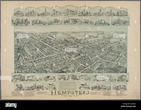 Hempstead Long Island Ny Cartographic Maps Aerial Views 1895 Lionel Pincus And Princess