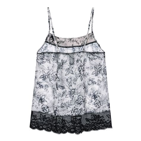 Emporio Armani Underwear엠포리오 아르마니 언더웨어 여성 플라워 프린트 레이스 캐미솔 Si