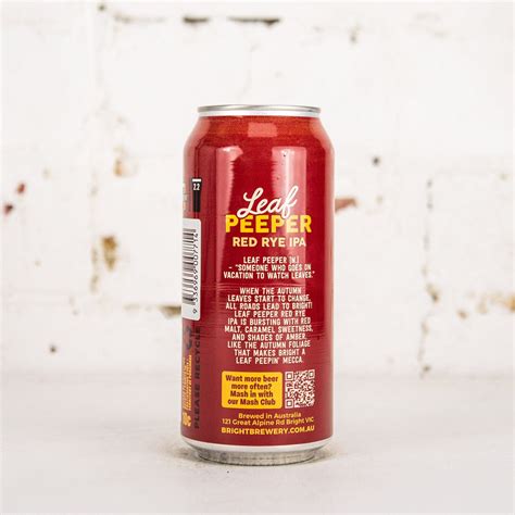 Bright Leaf Peeper Imperial Red Ipa Carwyn Cellars