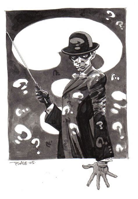 Riddler By Tim Sale Sdcc 2005 In Ken Martins Tim Sale Comic Art