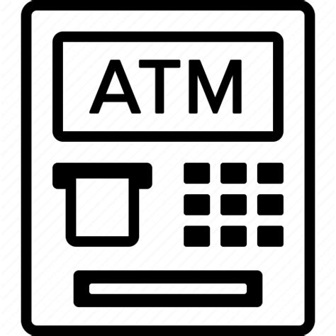 Atm Automated Banking Cash Cashpoint Machine Teller Icon