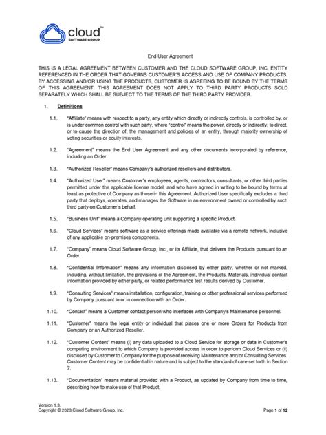 End User Agreement Pdf Proprietary Software Breach Of Contract