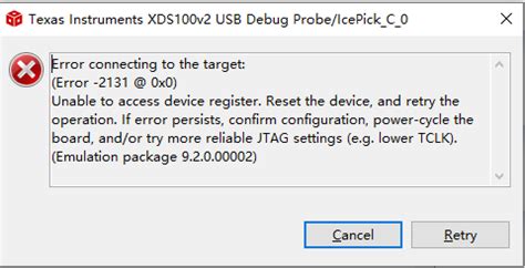 CCS TMS320F28388DF28388d Evaluation Board Debugging Error I Want To