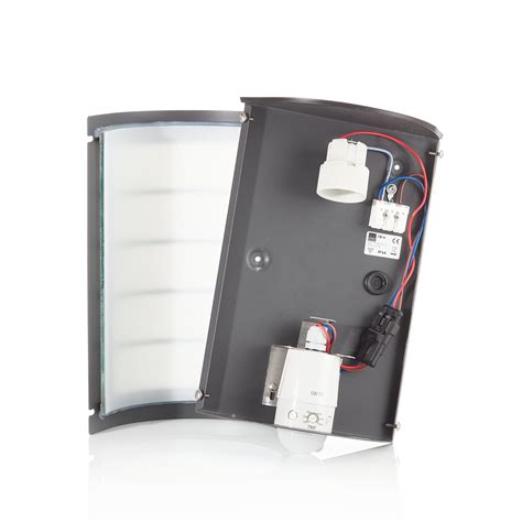 Aqua Marco Sensor Outdoor Lamp Grid Anthracite Lightsie