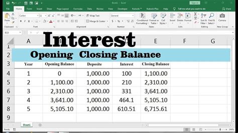 How To Calculate Simple Interest In Excel Interest Calculator Simple
